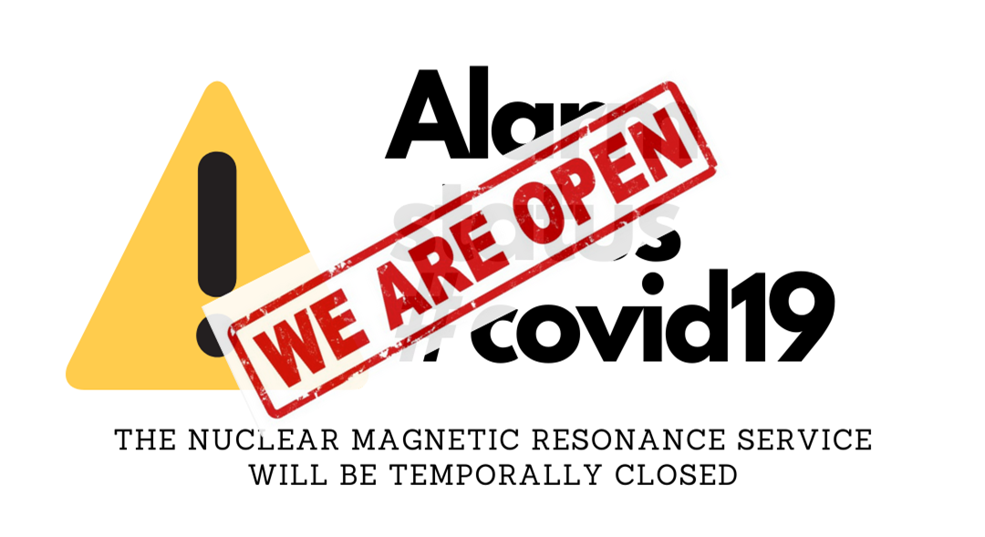 Alarm Status #covid-19 | SeRMN – NMR Service at UAB